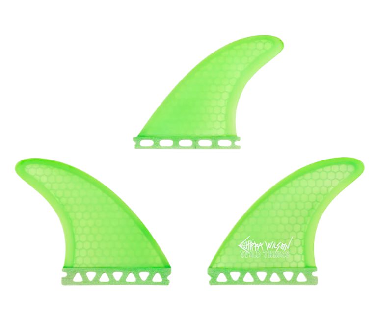Wild Things Chippa Drive Green Thruster Fins – Pemulis Water & Power